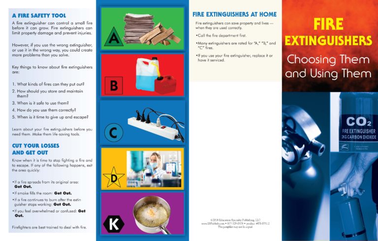 Fire Extinguishers Brochure | Fire Safety For Life