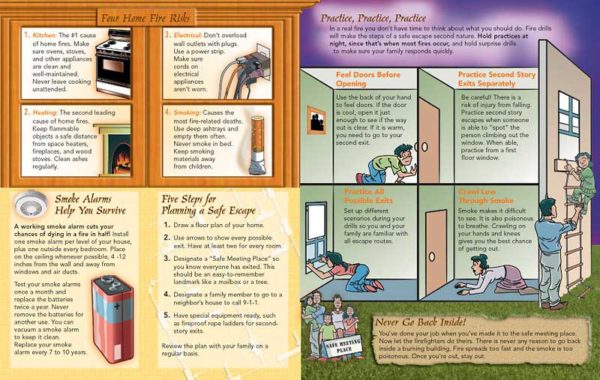 Home Fire Hazards Pamphlet "Get Out! Stay Out!" | Fire Safety For Life