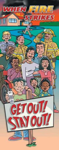 Home Fire Hazards Pamphlet "Get Out! Stay Out!" | Fire Safety For Life