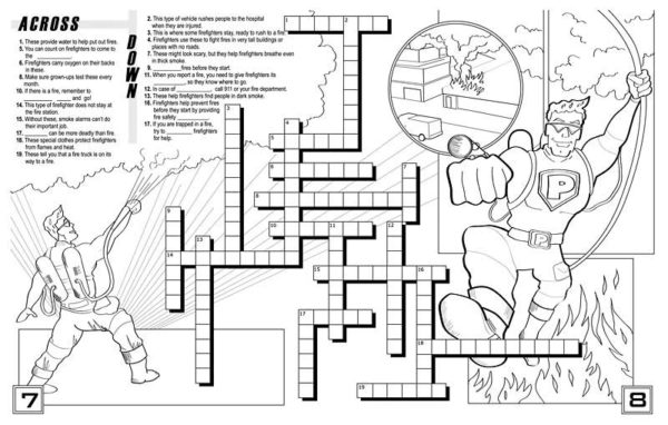 Firefighter Activity Book: Real Life Superheroes | Fire Safety For Life