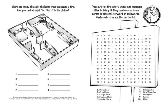 Practice Your Fire Escape Plan Activity Book | Fire Safety For Life