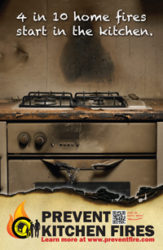 Kitchen Fire Prevention Poster | Fire Safety For Life