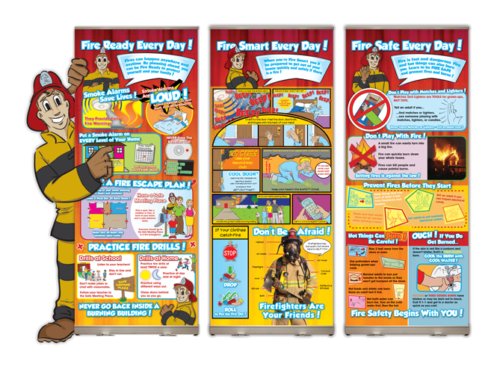 Fire Ready Every Day Presentation Display Package | Fire Safety For Life