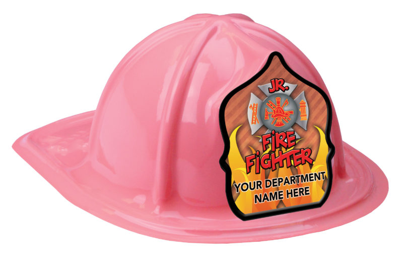 Custom Jr Firefighter Hats – Flame Label Design Fire Hats