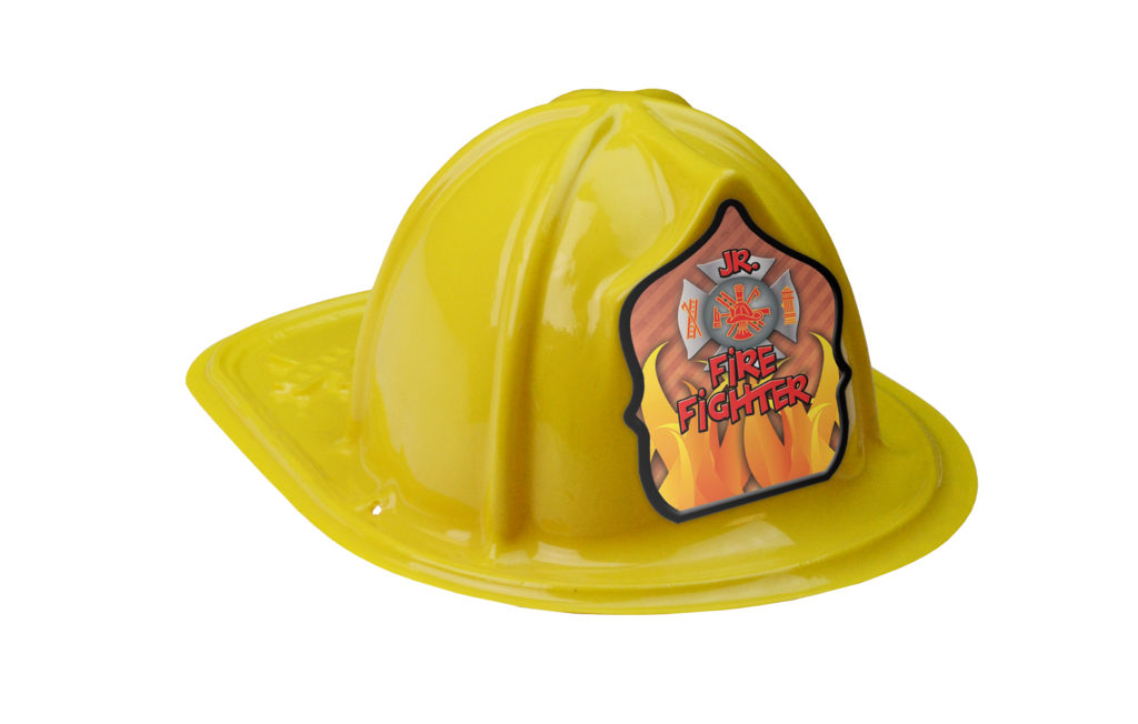 Plastic "Jr. Firefighter" Fire Hats | Fire Safety For Life