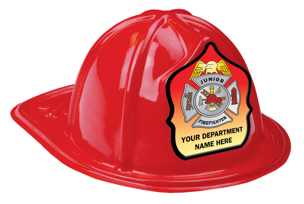 Custom Junior Firefighter Hats – Personalized Kids Fire Hats