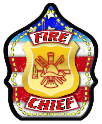 Patriotic "Fire Chief" Fire Hats | Fire Safety For Life