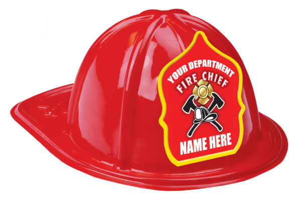 Custom Classic "Fire Chief" Fire Hats | Fire Safety For Life
