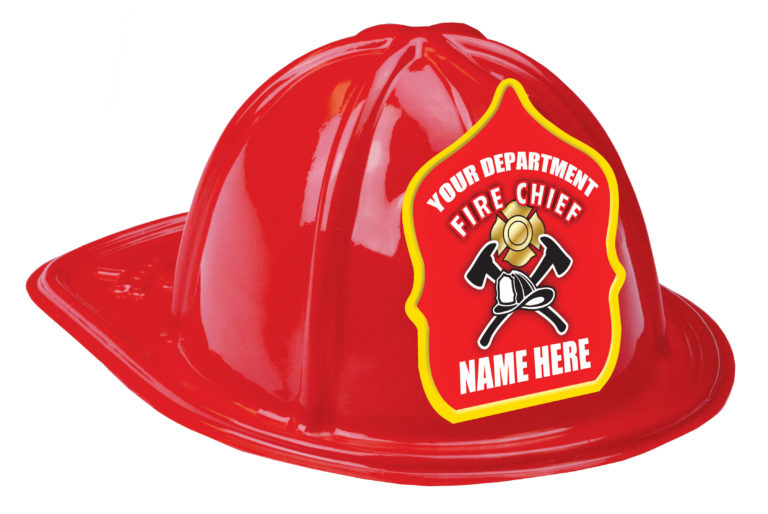 Custom Classic "Fire Chief" Fire Hats | Fire Safety For Life