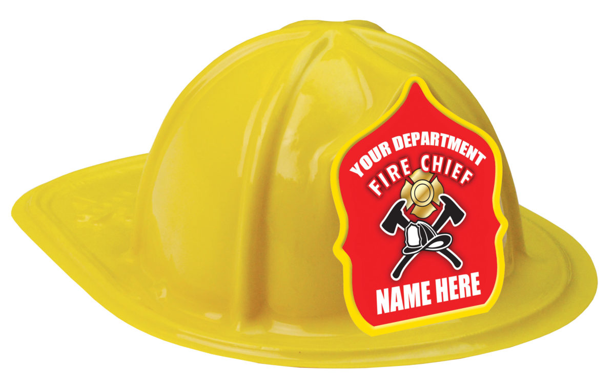 Custom Classic "Fire Chief" Fire Hats | Fire Safety For Life