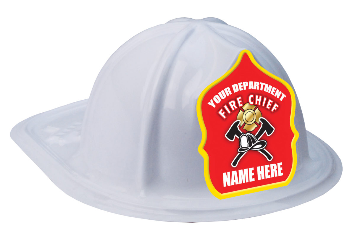 Custom Classic "Fire Chief" Fire Hats | Fire Safety For Life