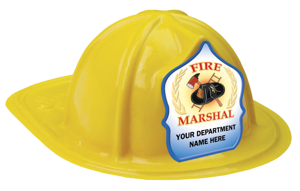 Custom Fire Marshal Fire Hats | Fire Safety For Life