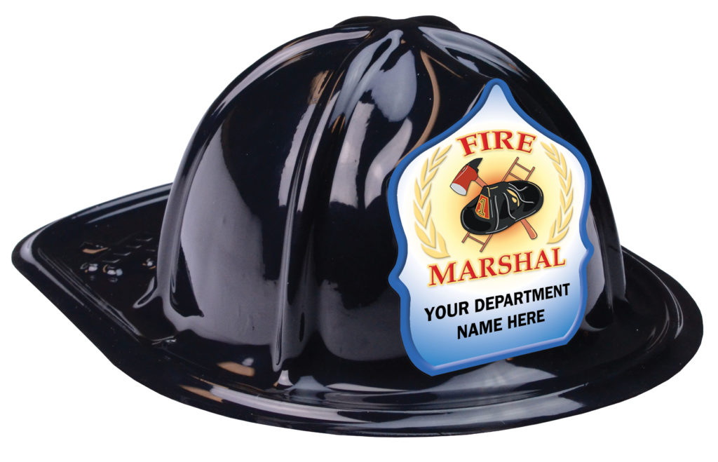 Custom Fire Marshal Fire Hats | Fire Safety For Life