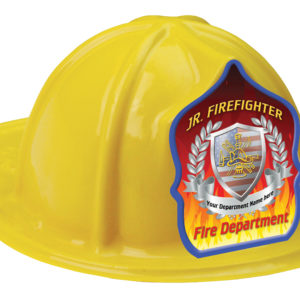 Custom Plastic "Jr. Firefighter" Fire Hats & Helmets