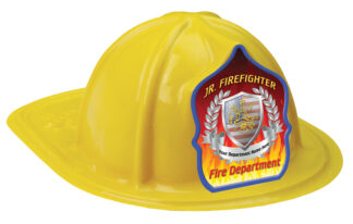 Custom Plastic "Jr. Firefighter" Fire Hats & Helmets