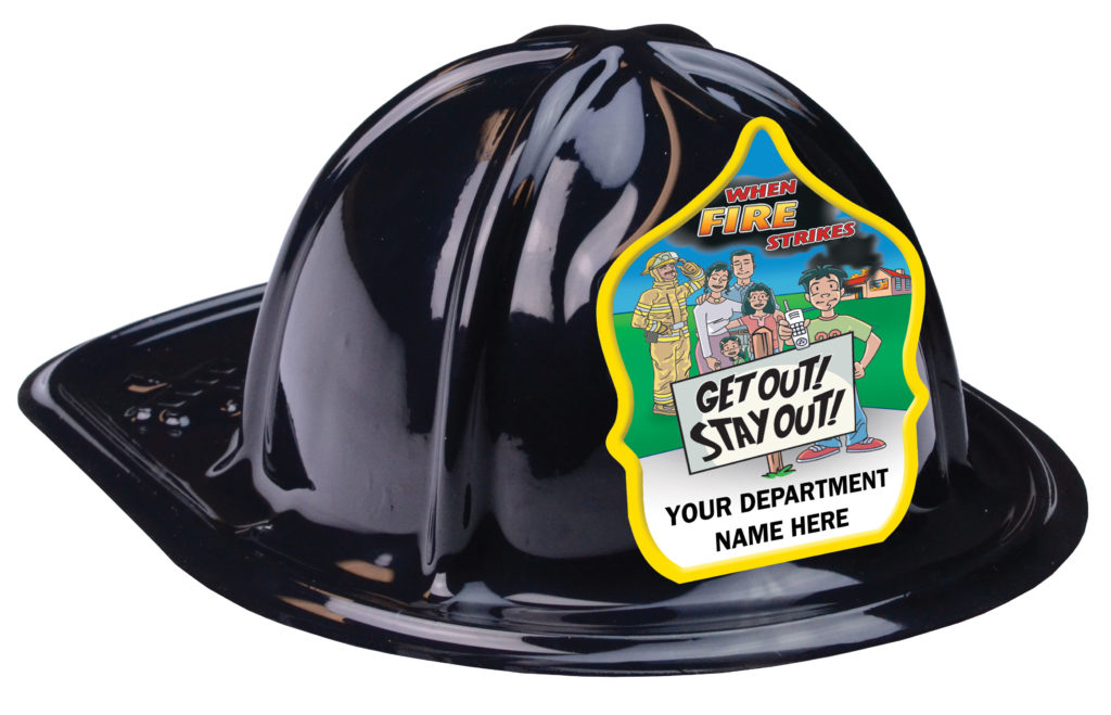 Personalized Plastic Fire Hats | Fire Safety For Life