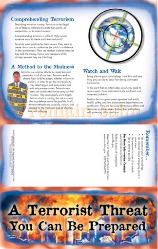 Terrorism Prevention and Preparedness Brochure | Fire Safety For Life