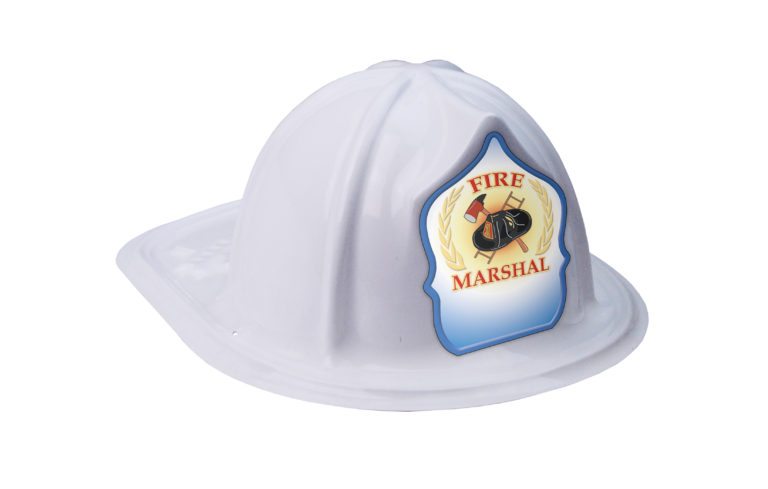 Plastic "Fire Marshal" Fire Hats | Fire Safety For Life