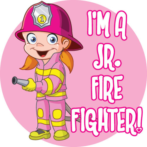 Kids "I'm a Jr. Firefighter!" Temporary Tattoos | Fire Safety For Life