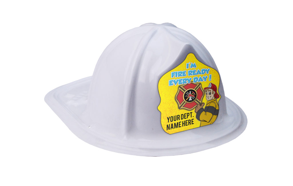 "I'm Fire Ready Every Day!" Custom Children's Firefighter Fire Hats