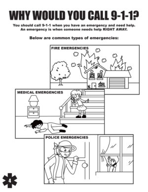 "Emergency? I'm 911 Ready!" Coloring & Activity Book