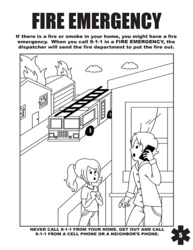 "Emergency? I'm 911 Ready!" Coloring & Activity Book
