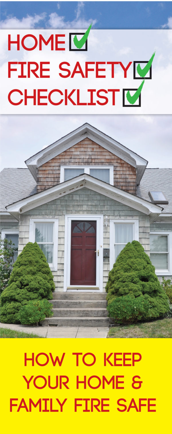 "Home Fire Safety Checklist" Pamphlet | Fire Safety For Life