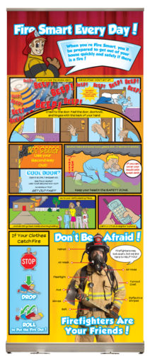 Ace's "Fire Smart Every Day!" Presentation Display | Fire Safety For Life