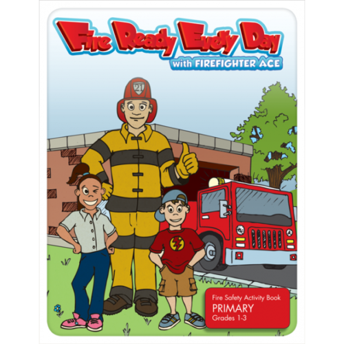 Firefighter Ace's "Fire Ready Every Day!" Coloring & Activity Books