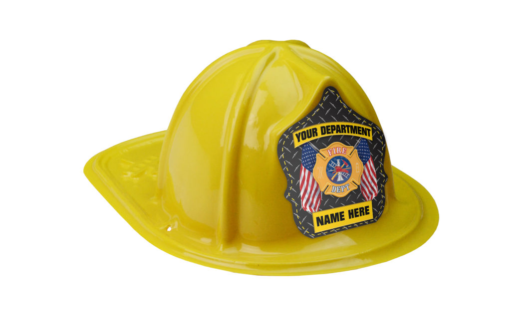 Custom Plastic "Junior Firefighter" Fire Hats | Fire Safety For Life