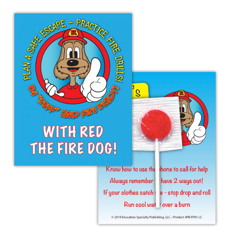 Plan A Safe Escape Lollipop Card | Fire Safety For Life