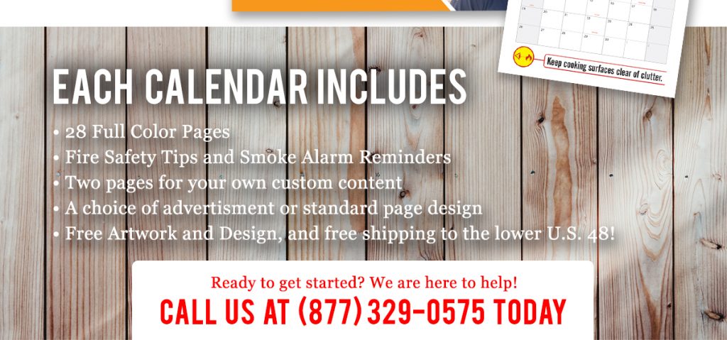 It's Time to Pick a Fundraising Calendar | Fire Safety For Life