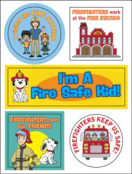 Fire Prevention Stickers | Fire Safety For Life