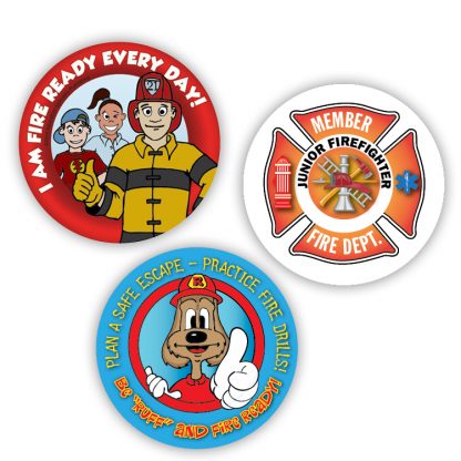 Fire Prevention Stickers | Fire Safety For Life