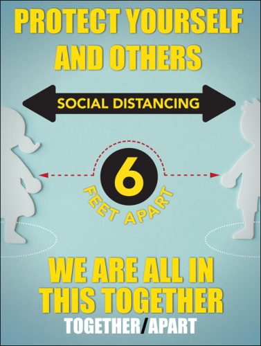 Social Distancing Poster For Kids | Fire Safety For Life