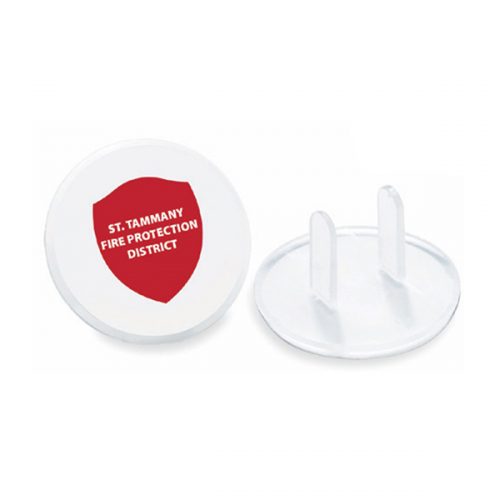 Custom Round Safety Plugs - Promotional Electrical Outlet Covers