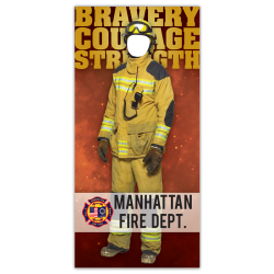 "Bravery Courage Strength" Firefighter Photo Prop