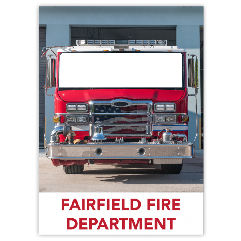 Fire Truck Photo Prop | Fire Safety For Life