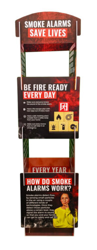 Smoke Alarms Save Lives Info Tower | Fire Safety Education
