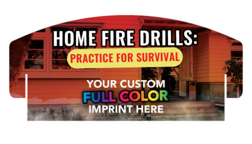 Home Fire Drills Info Tower | Fire Safety Event Materials