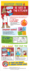 Cooking Safety: Be Safe in the Kitchen - Fire Prevention Info Cards