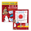 Cooking Safety Lollipop Cards: Kitchen Fire Safety Education