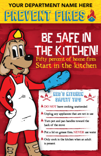 "Be Safe in the Kitchen" Cooking Safety Posters