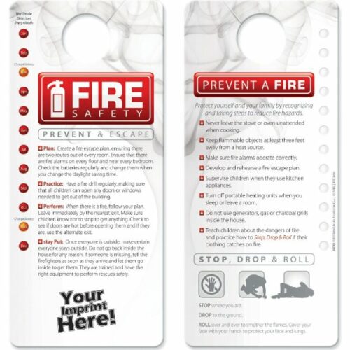 Fire Drills & Evacuation Promotional Products | Fire Safety For Life