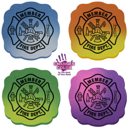 Custom Maltese Cross Mood Erasers | Fire Safety For Life