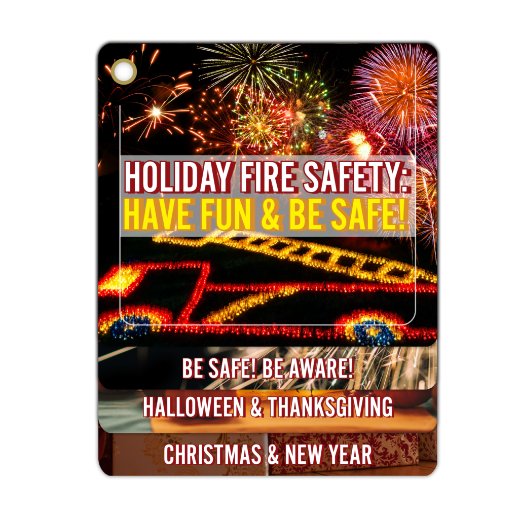 Holiday Fire Safety: Have Fun & Be Safe! Flip Tips