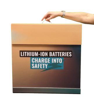 Lithium-ion Battery Fire Safety Info Tower Display