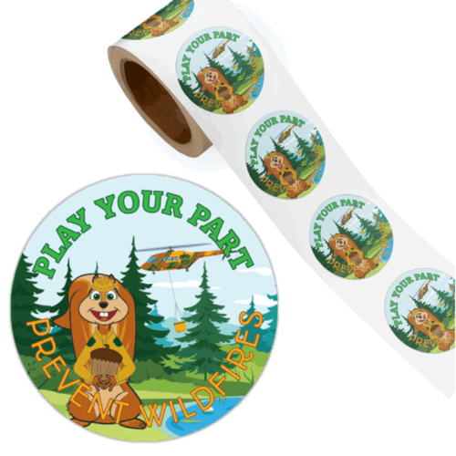 Scout's "Play Your Part: Prevent Wildfires!" Stickers | Fire Safety For ...