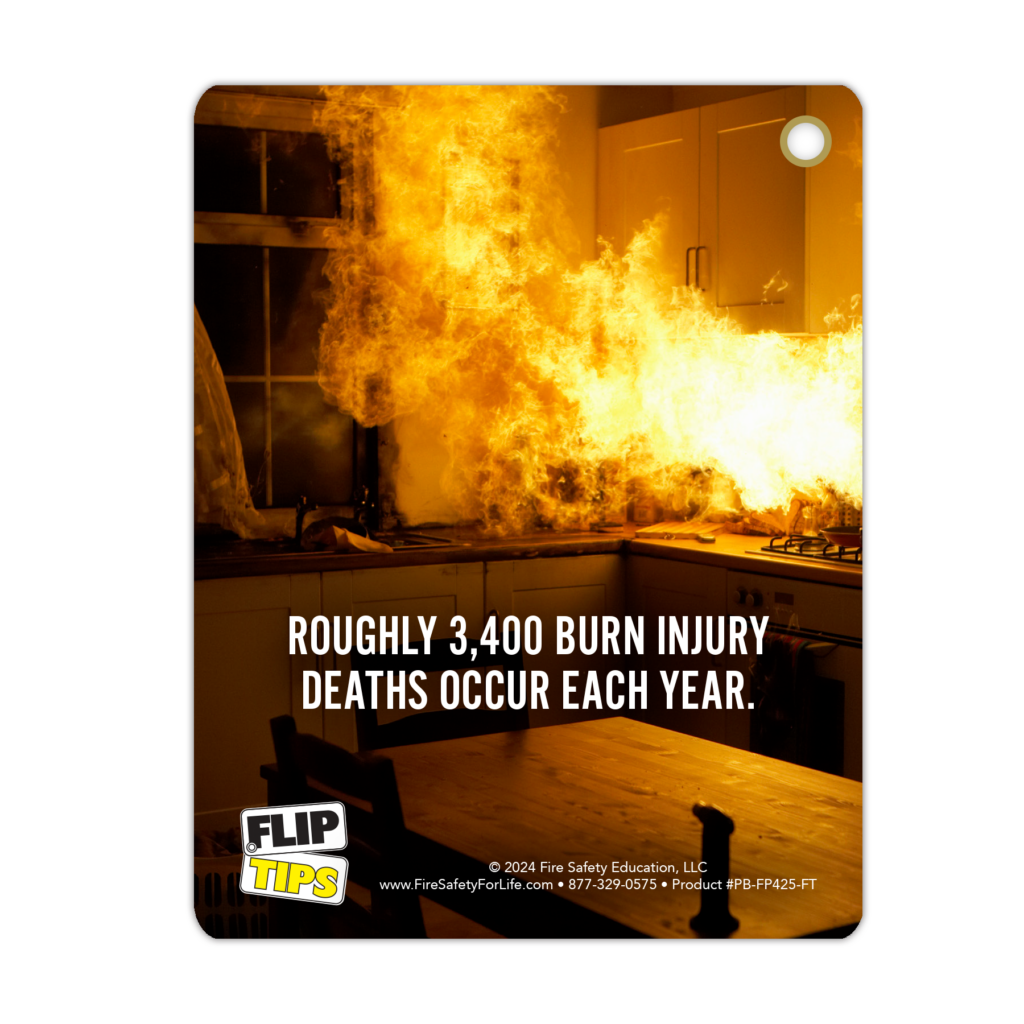 Home Burn & Injury Prevention Flip Tips | Fire Safety For Life