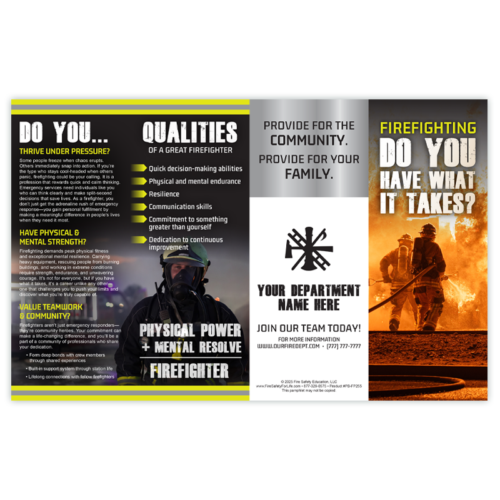 Firefighter Recruitment Pamphlets – Inform, Inspire & Recruit